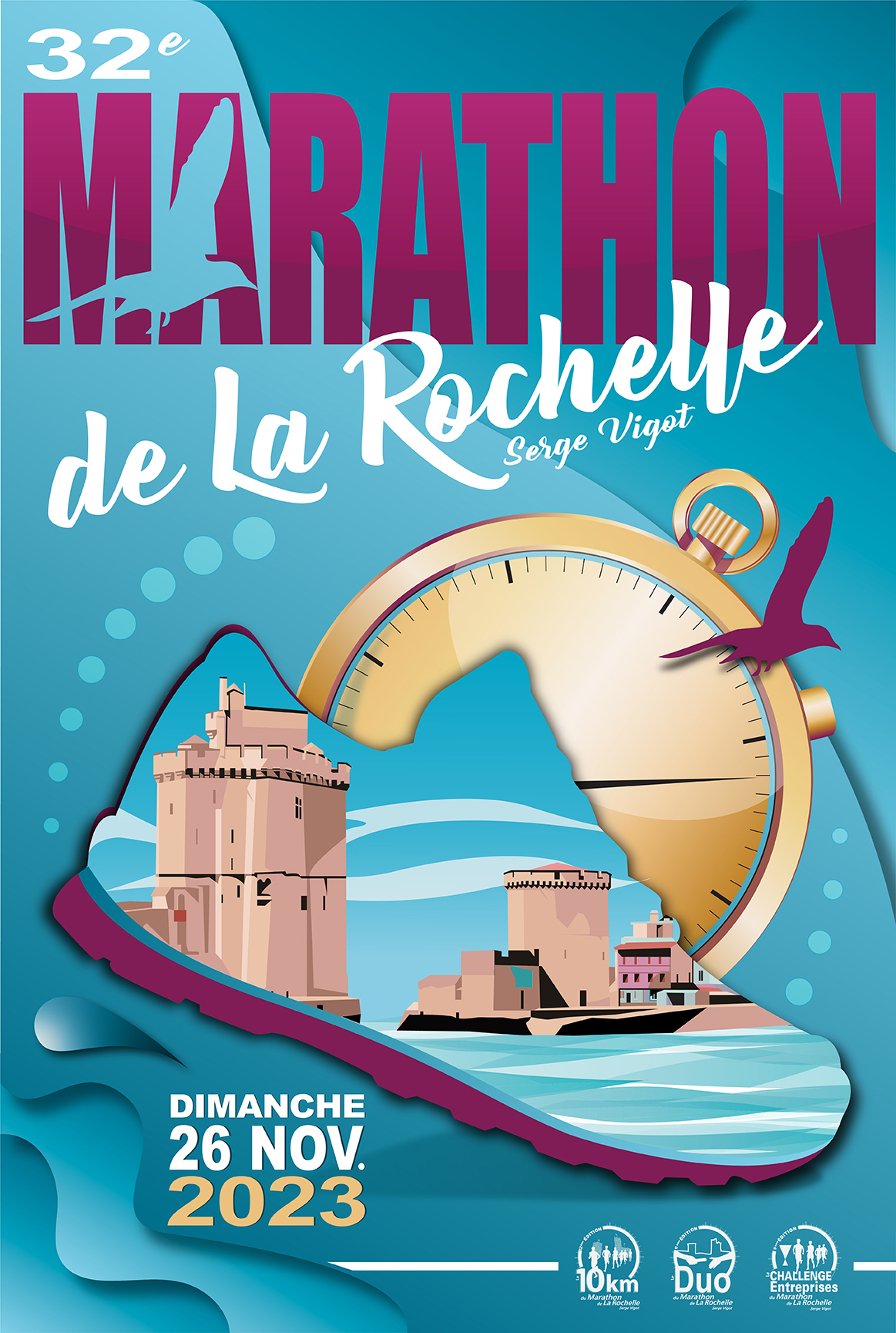 Marathon de La Rochelle – Serge Vigot – Marathon – 10km – Duo ...